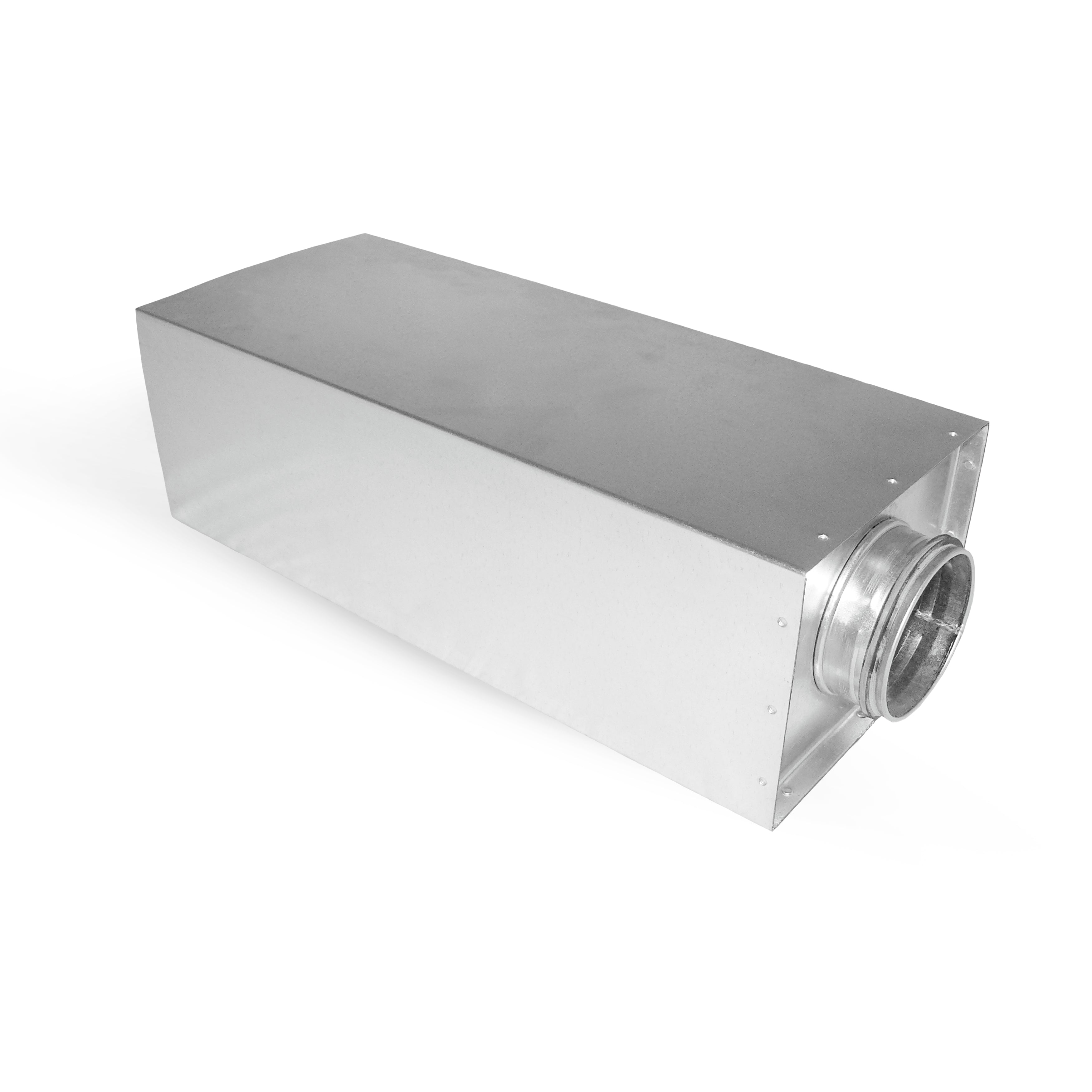 Low profile attenuator 125mm 1000mm – Air-Haus